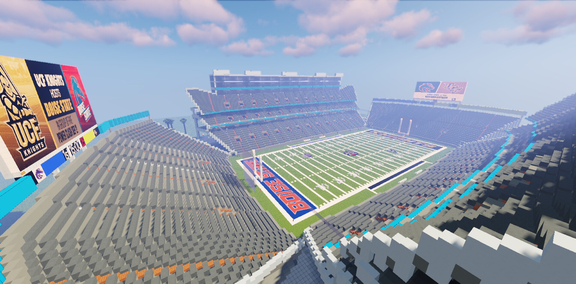 Minecraft College Football UCF Vs Boise St. Minecraft Map