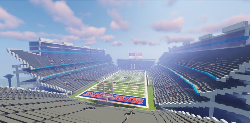 Minecraft College Football UCF Vs Boise St. Minecraft Map