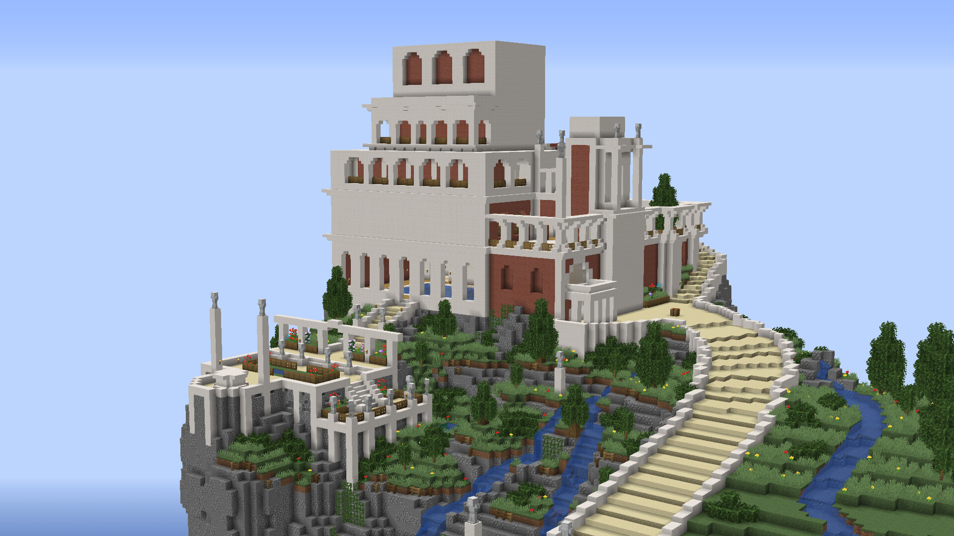 Villa Jovis. Ancient Roman Villa. Minecraft Map