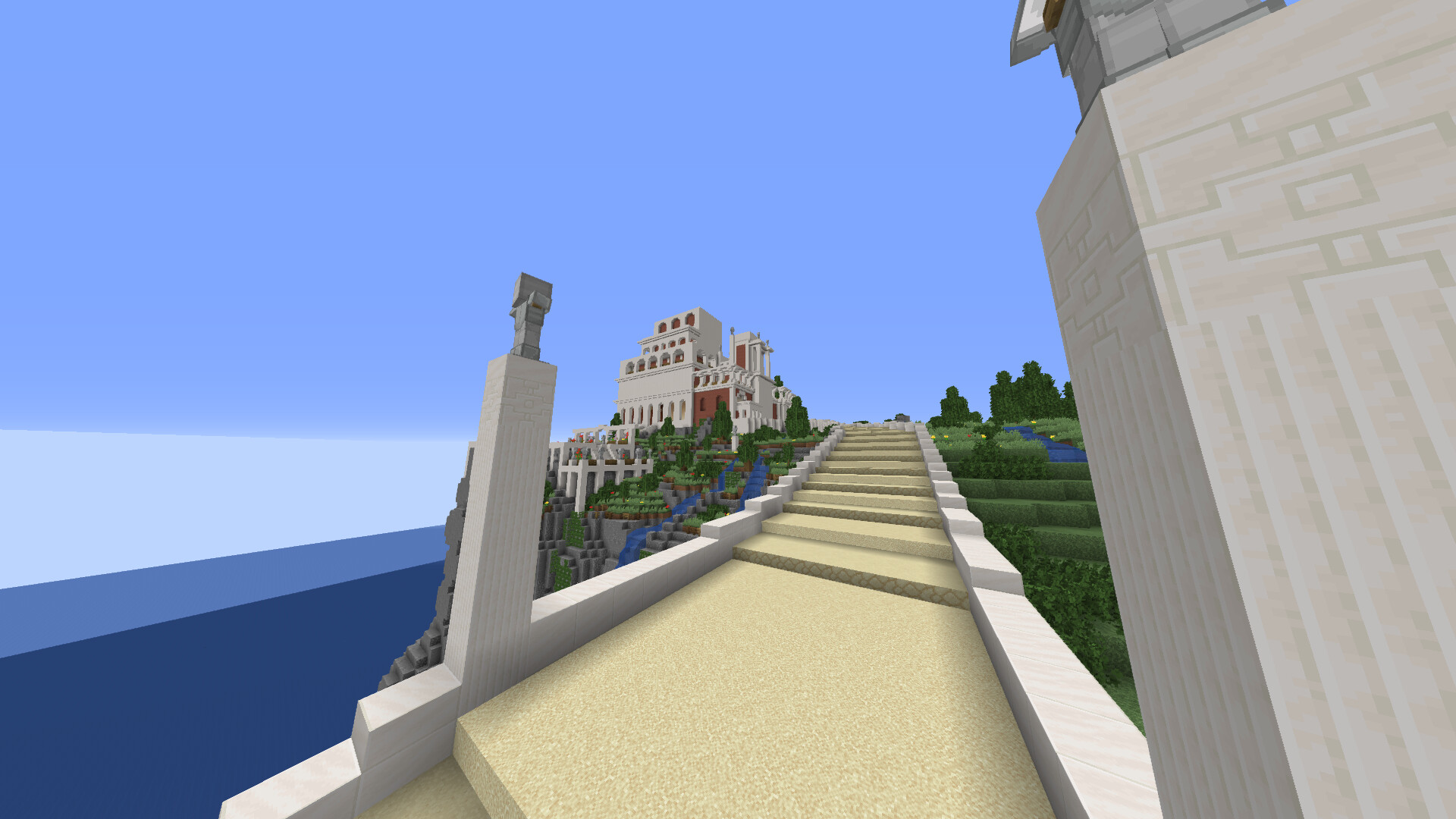 Villa Jovis. Ancient Roman Villa. Minecraft Map