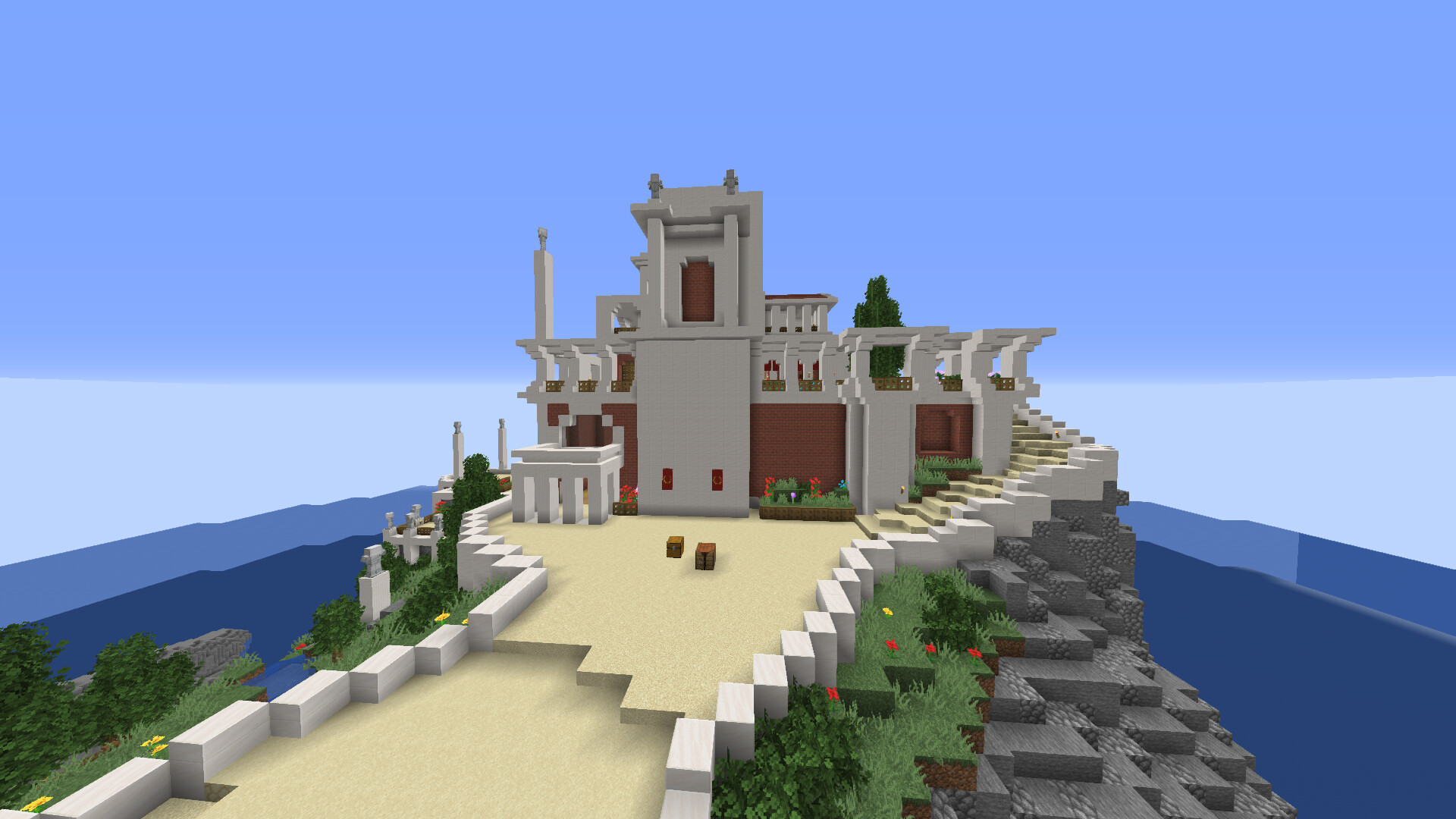 Villa Jovis. Ancient Roman Villa. Minecraft Map