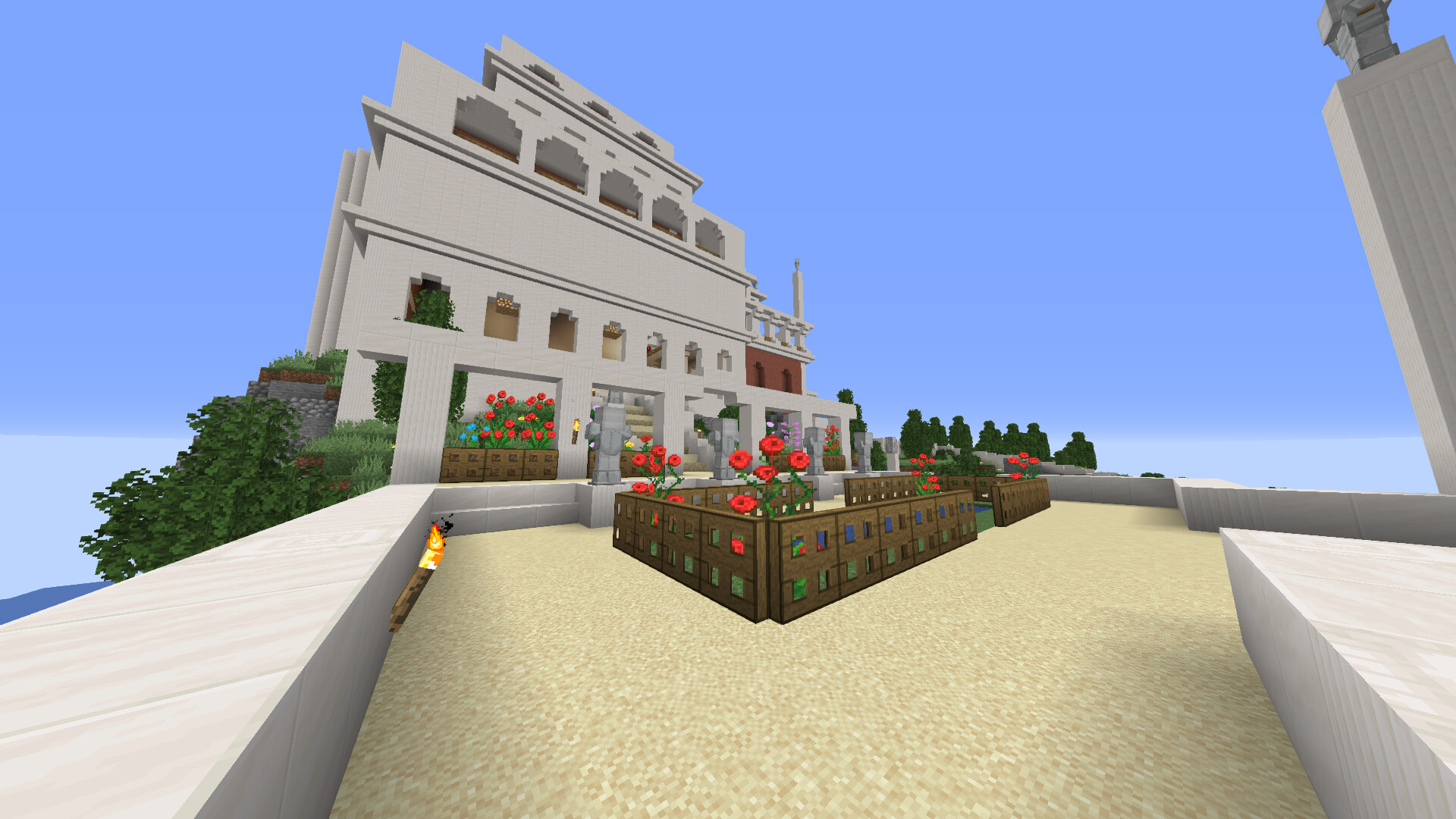 Villa Jovis. Ancient Roman Villa. Minecraft Map