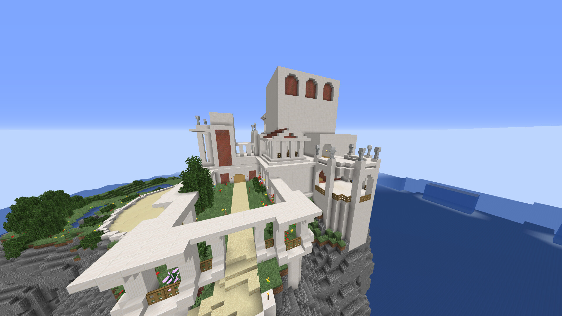 Villa Jovis. Ancient Roman Villa. Minecraft Map