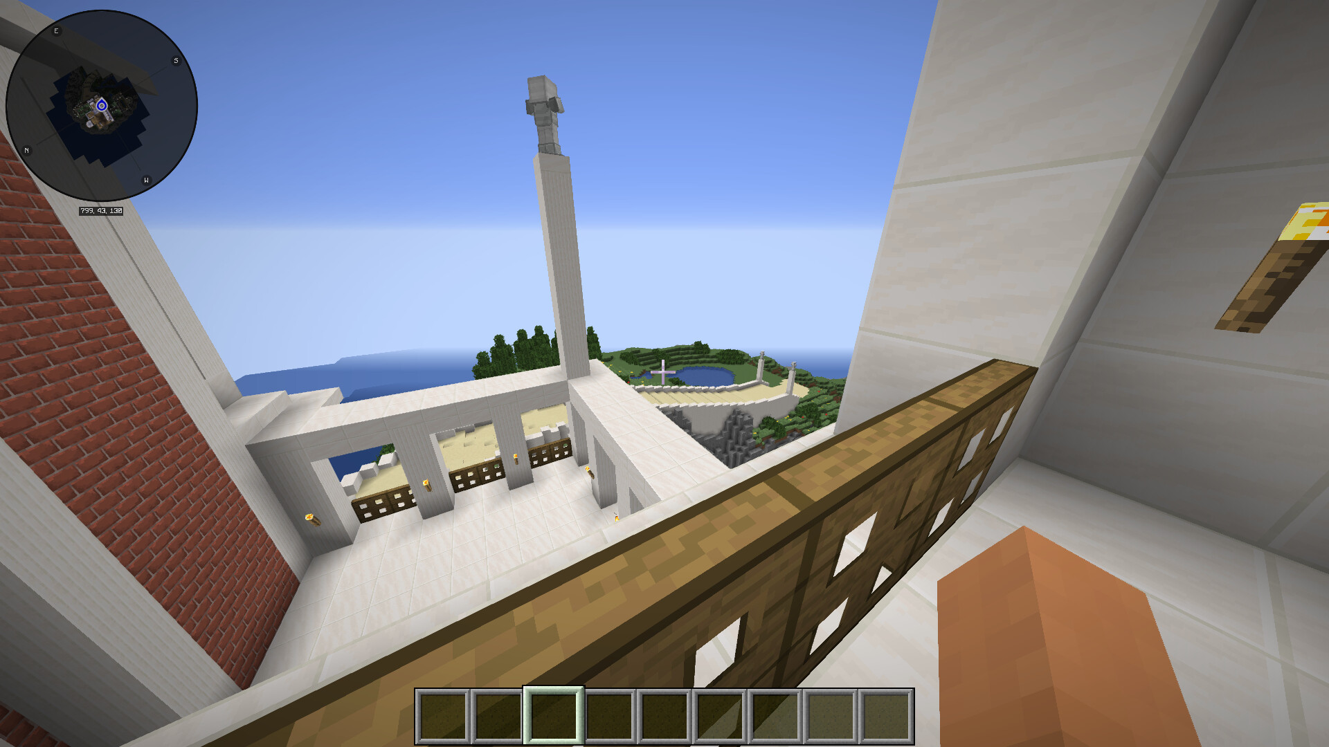 Villa Jovis. Ancient Roman Villa. Minecraft Map