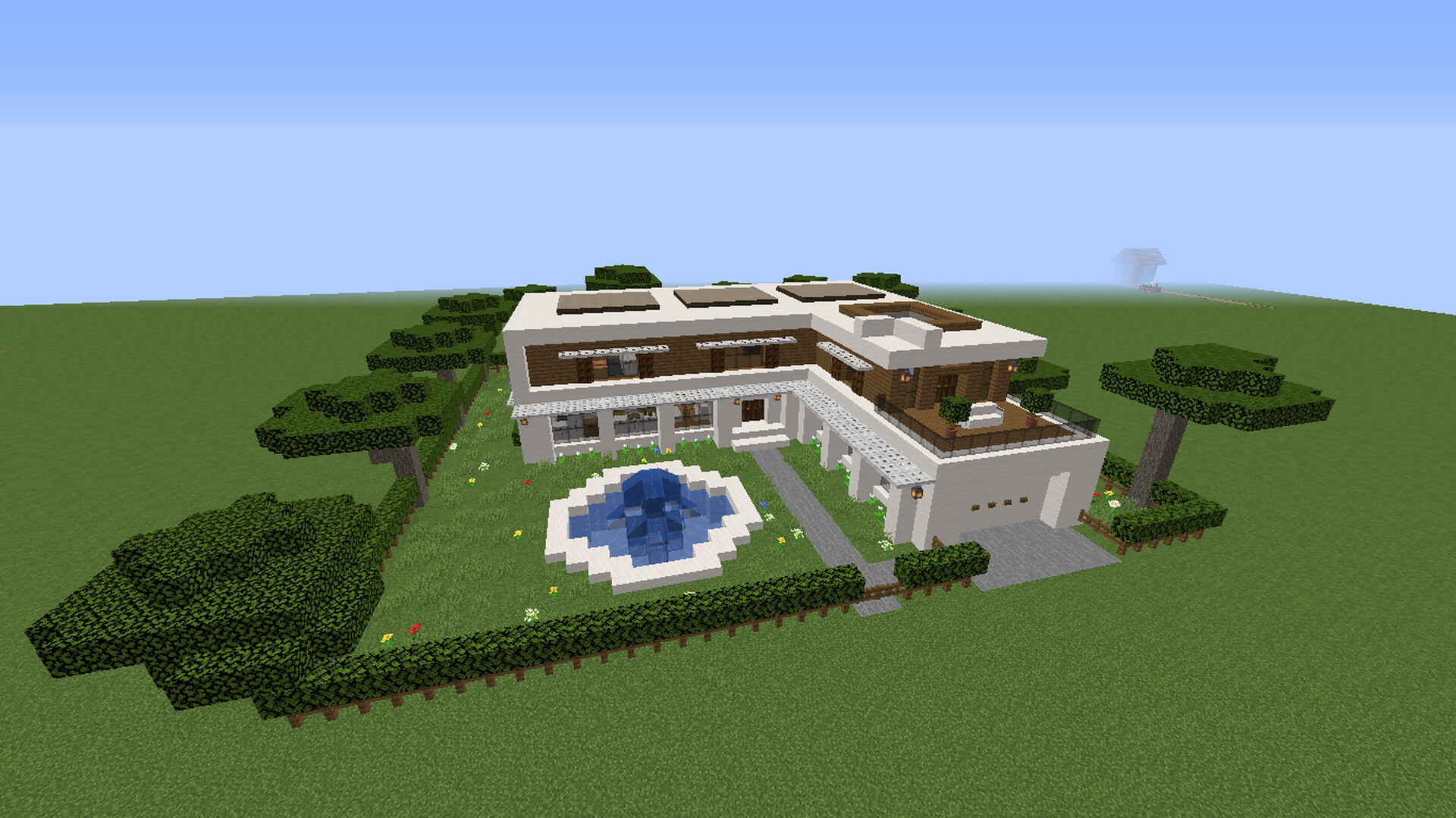 Hi-Tech house Minecraft Map