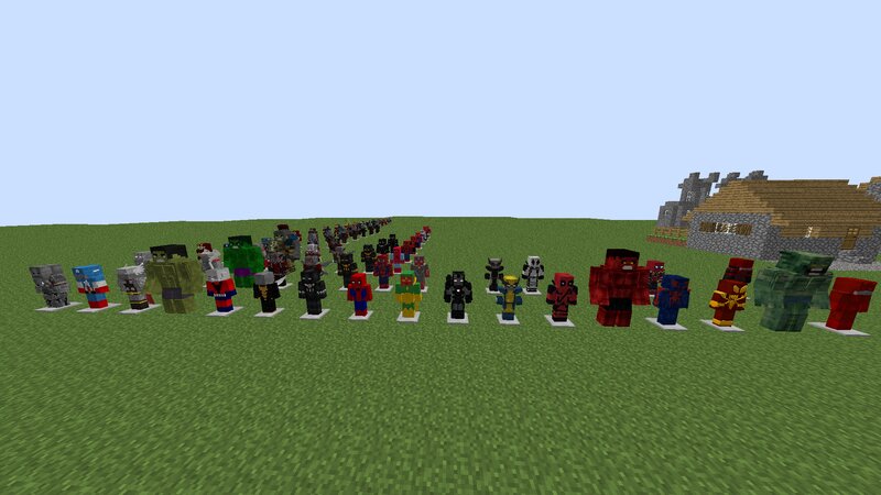 Legends Mod 7.19 Marvel%DC Super Heroes Test Map Minecraft Map