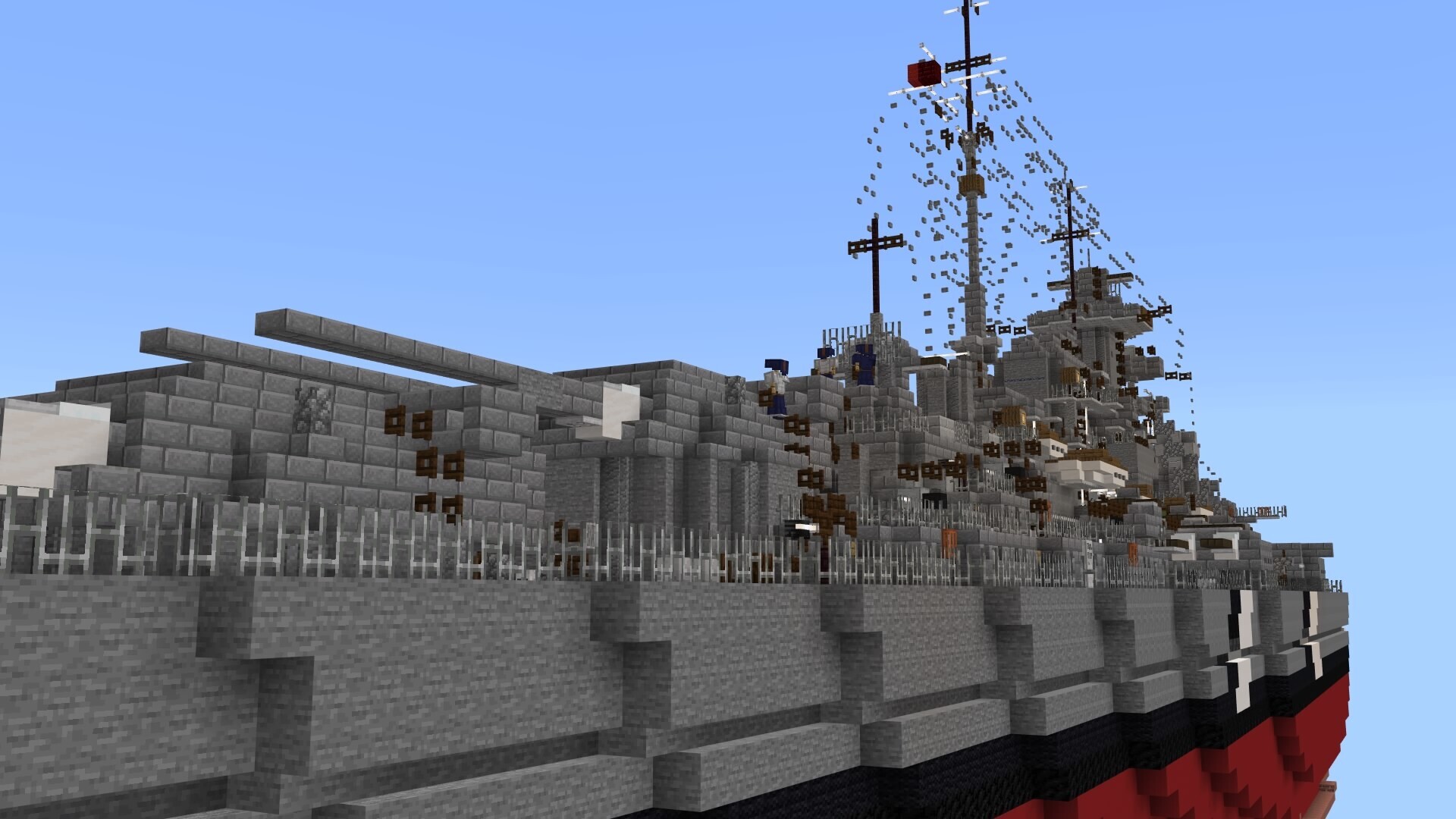 KMS Bismarck (1941) 1:1 Minecraft Map