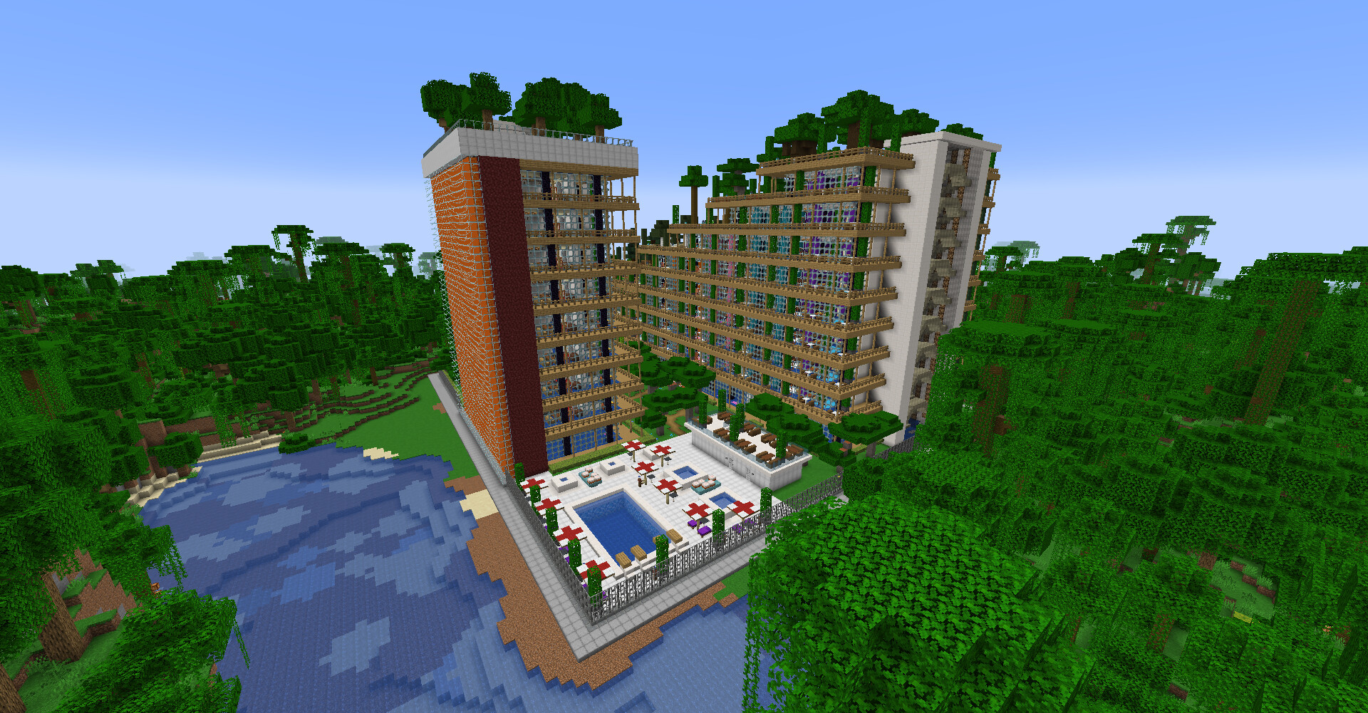 Garden flats Minecraft Map