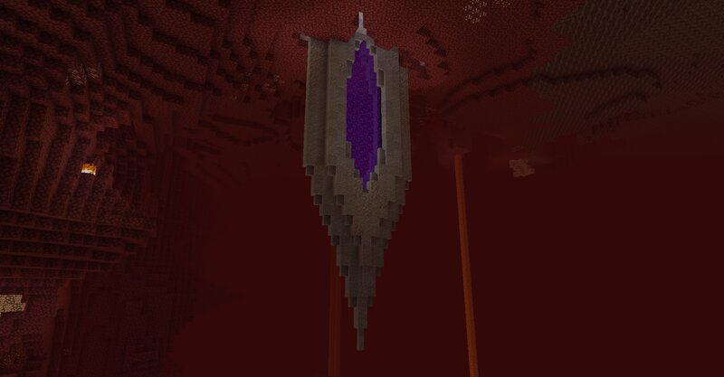 Nether portal sword Minecraft Map