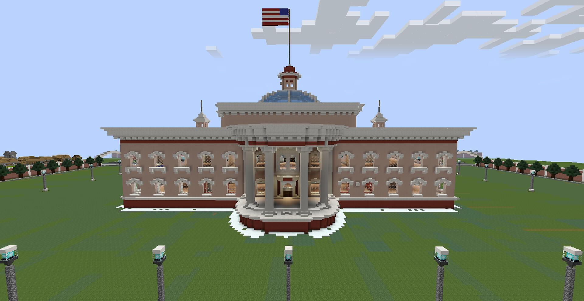 EE.UU Minecraft The White House - EM Minecraft Map