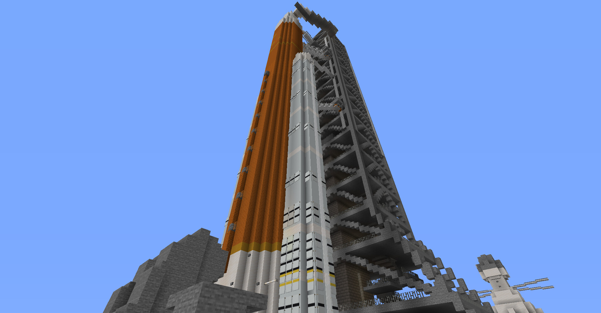 NASA Space Launch System (SLS) Block 1B & Mobile Launcher (1.16.5 Java ...