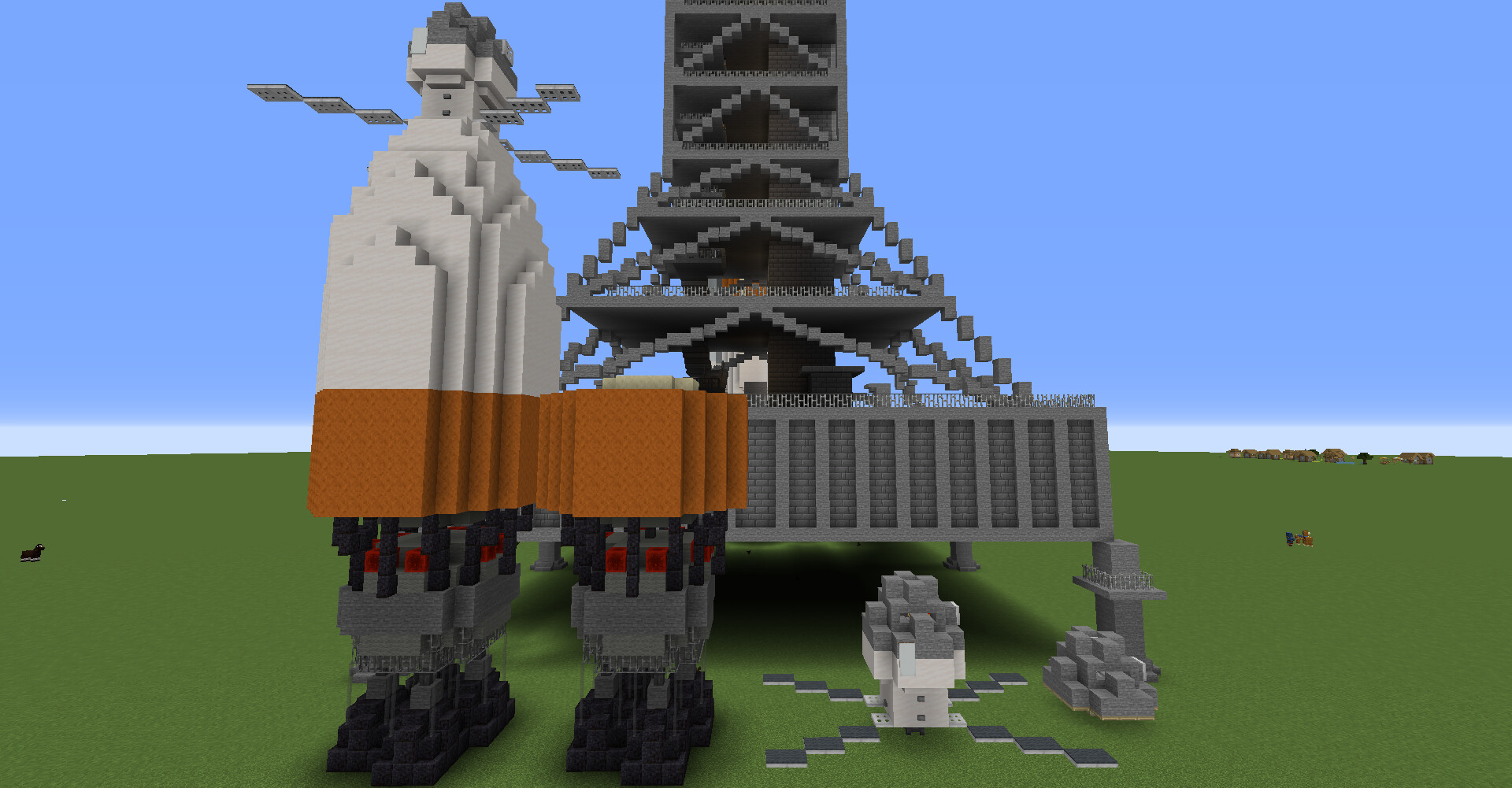 NASA Space Launch System (SLS) Block 1B & Mobile Launcher (1.16.5 Java ...