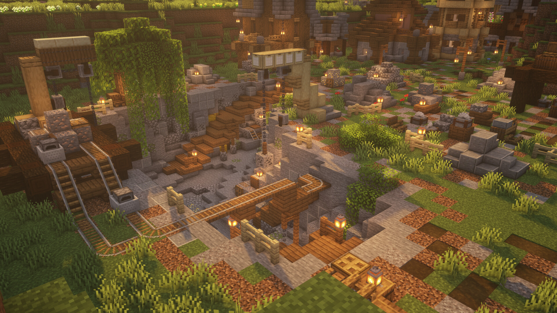 Medium Medieval Town | Download available Minecraft Map