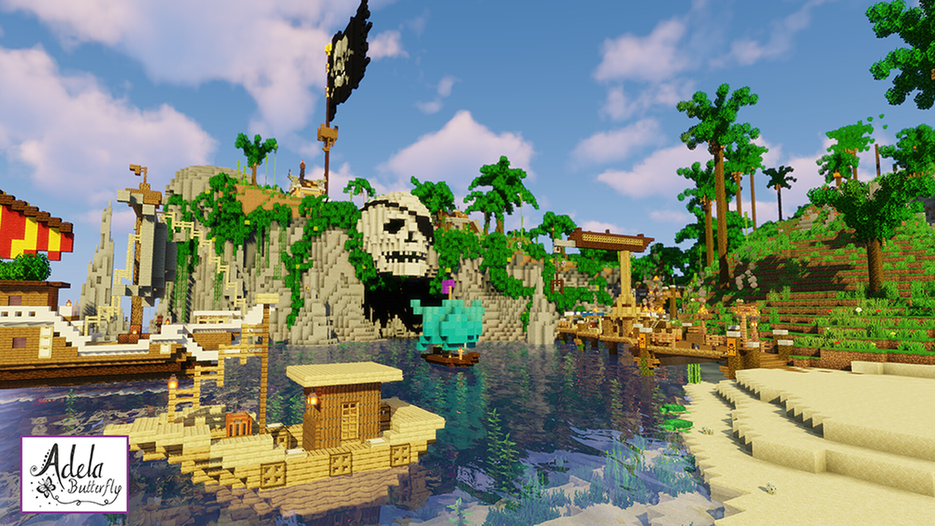 Buccaneer Bay, a new generation of pirates Minecraft Map