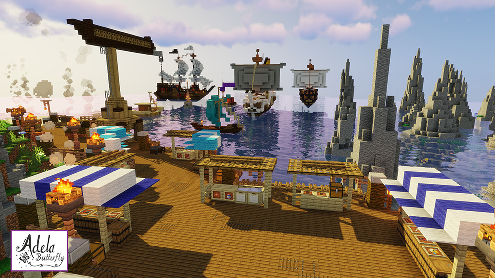 Buccaneer Bay, a new generation of pirates Minecraft Map