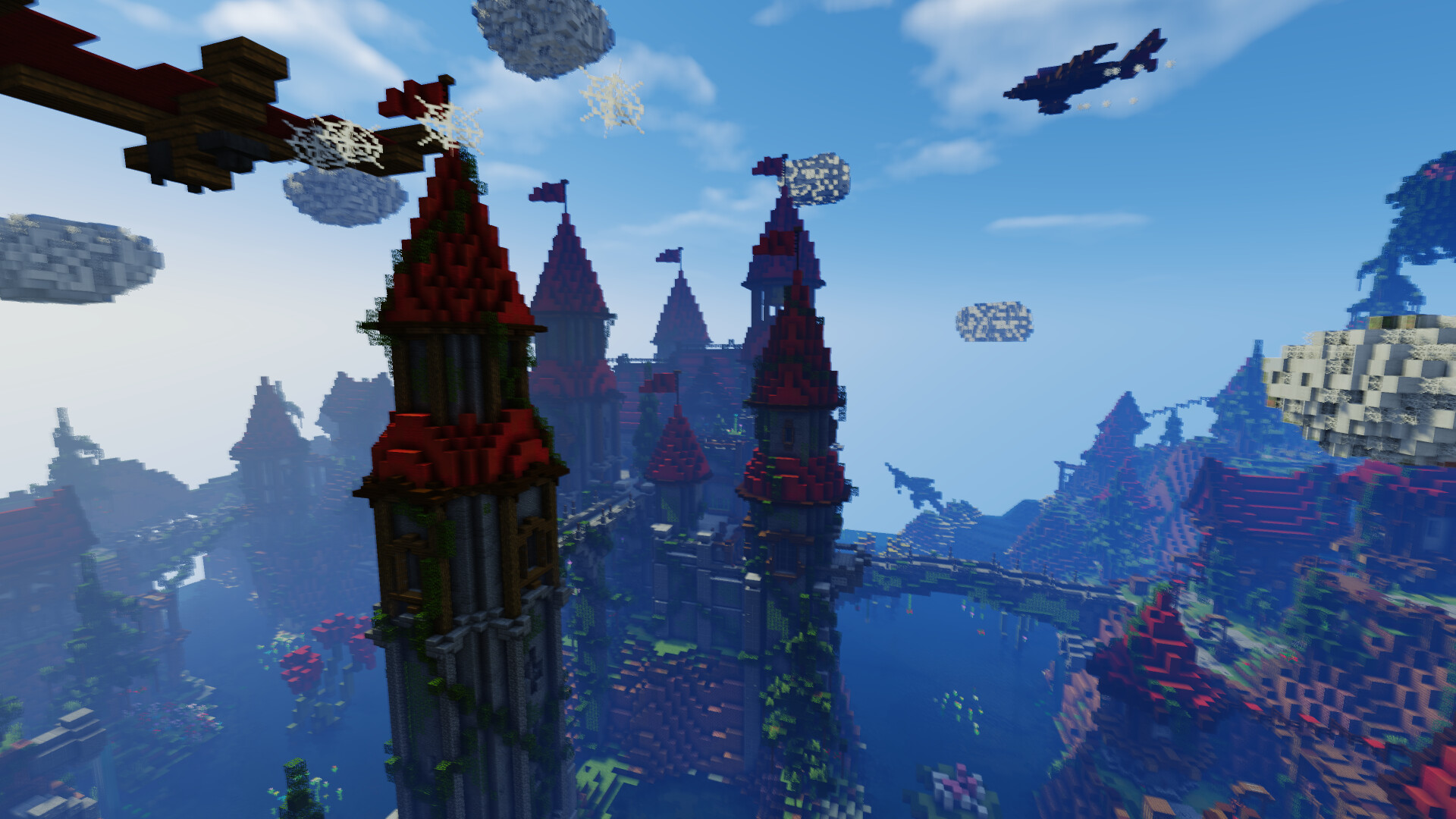 FREE MEDIEVAL 1.8 HUB - SCHEMATIC DOWNLOAD! Minecraft Map