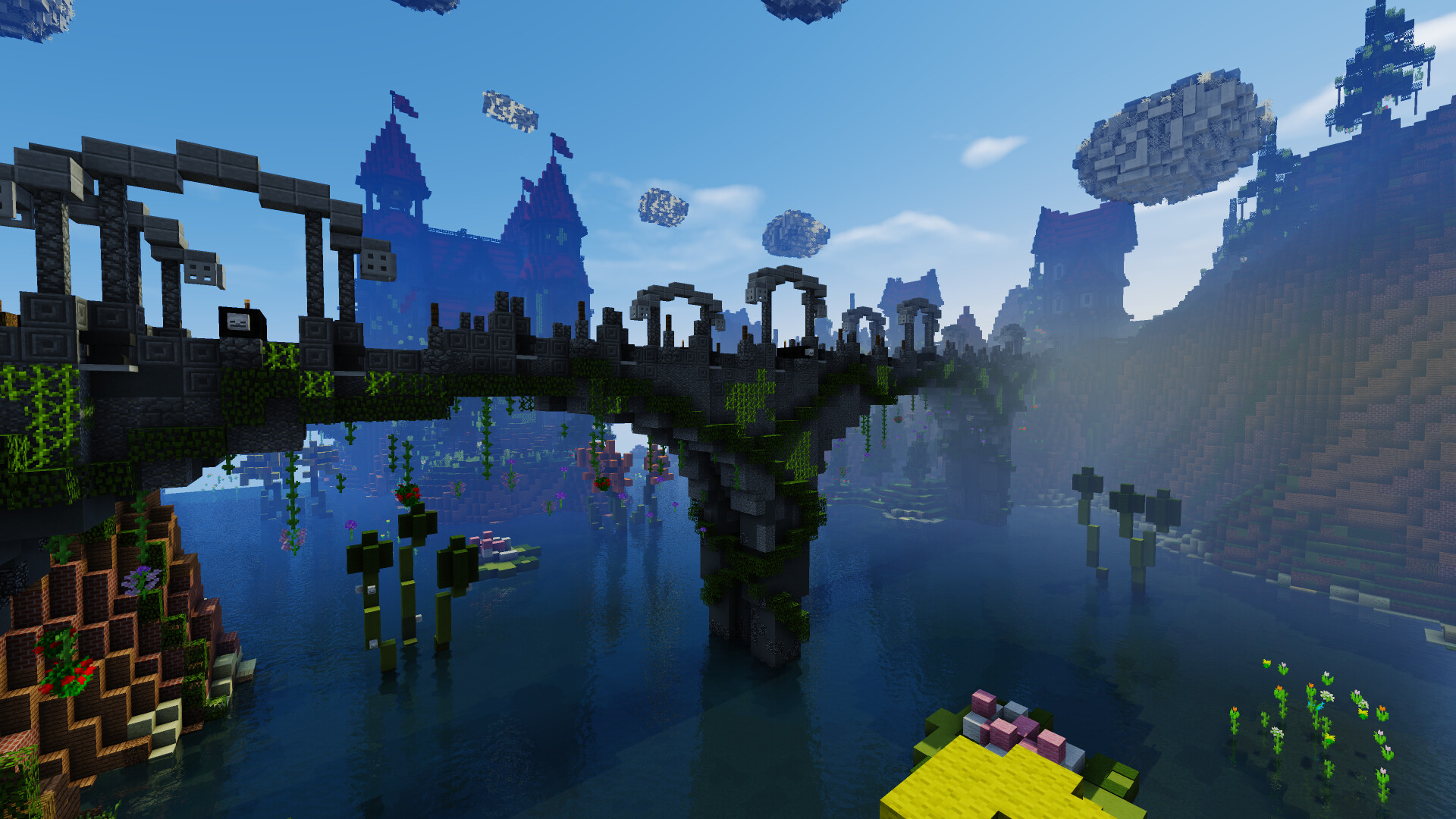 FREE MEDIEVAL 1.8 HUB - SCHEMATIC DOWNLOAD! Minecraft Map