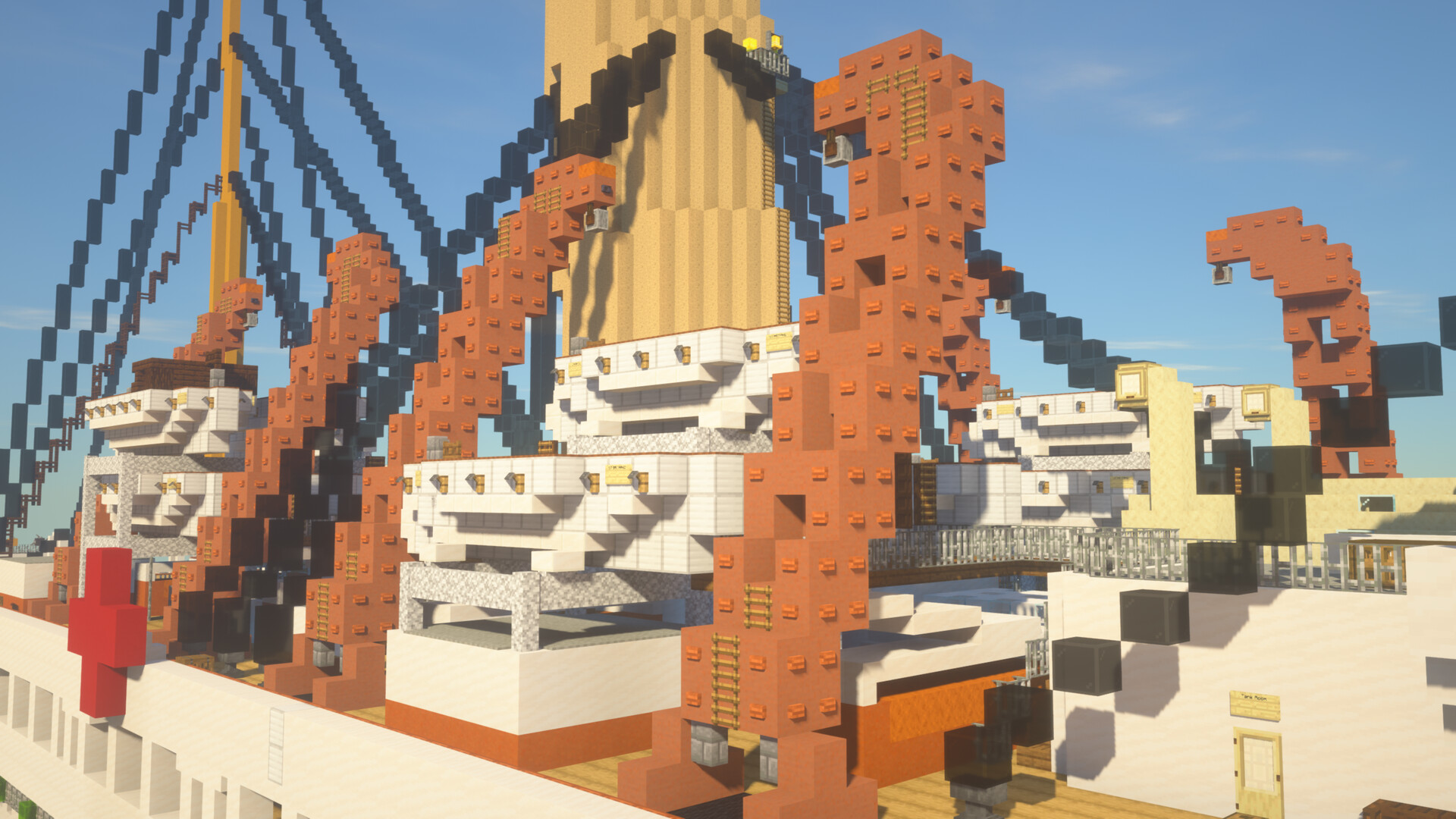 HMHS Britannic 1.8:1 Scale Minecraft Map