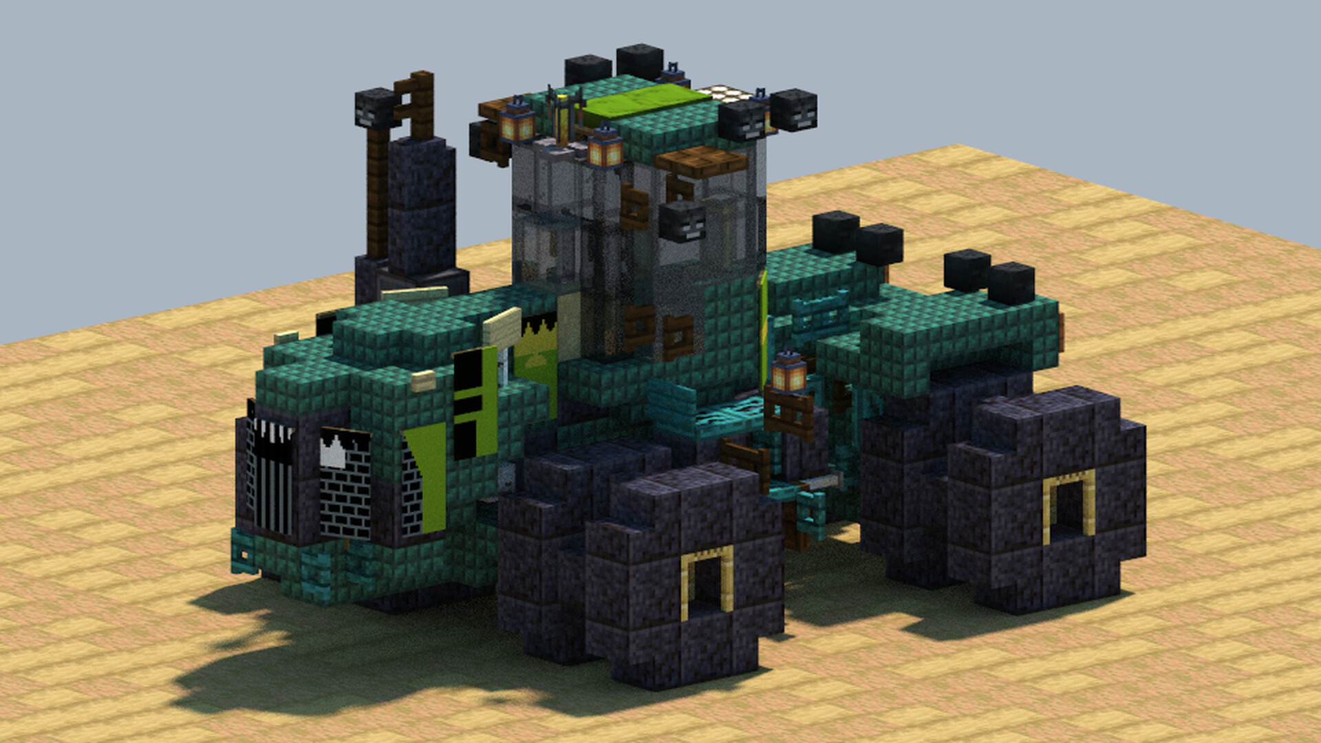 John Deere 9530, 4WD tractor [With Download] Minecraft Map