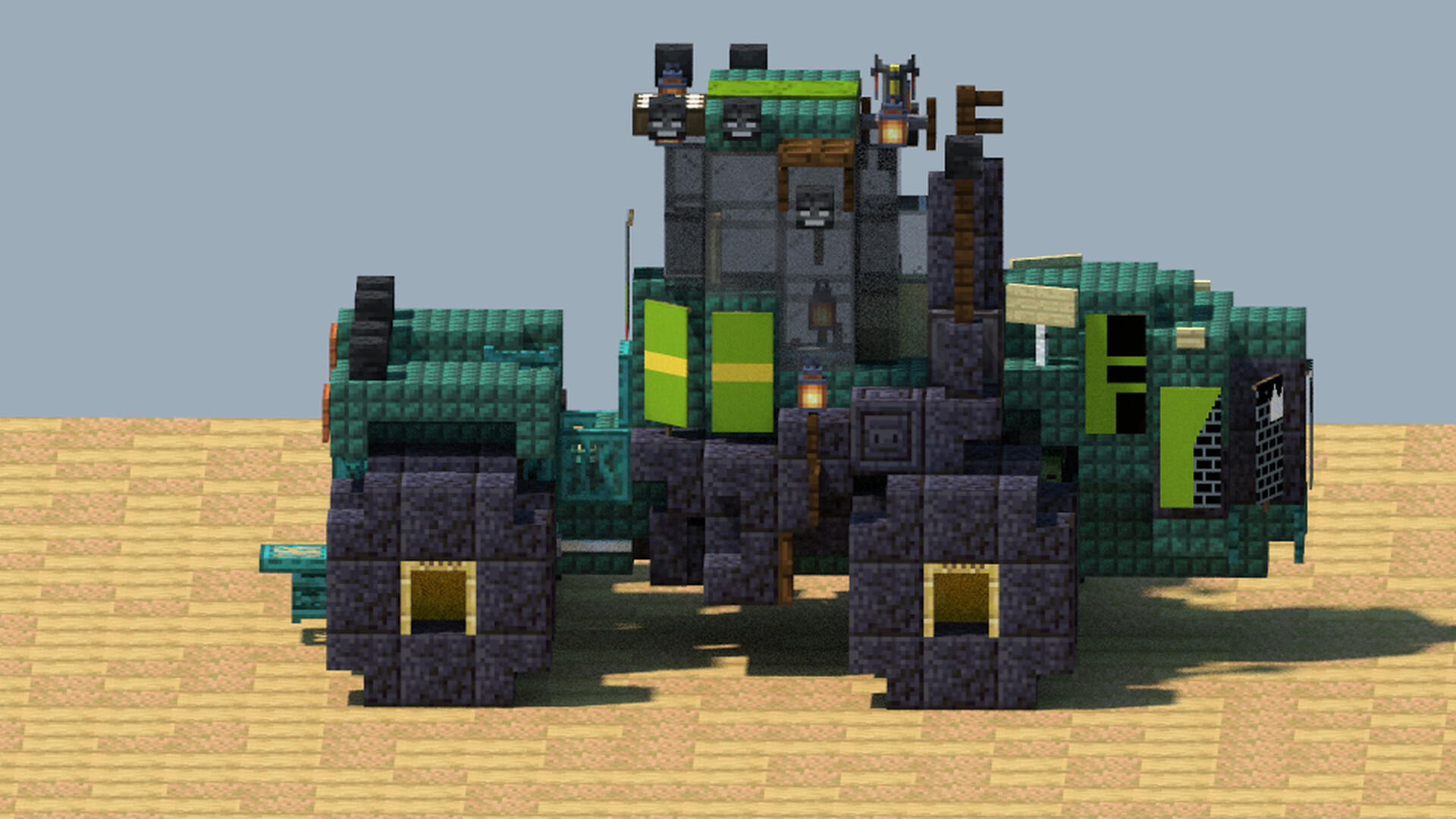 John Deere 9530, 4WD tractor [With Download] Minecraft Map