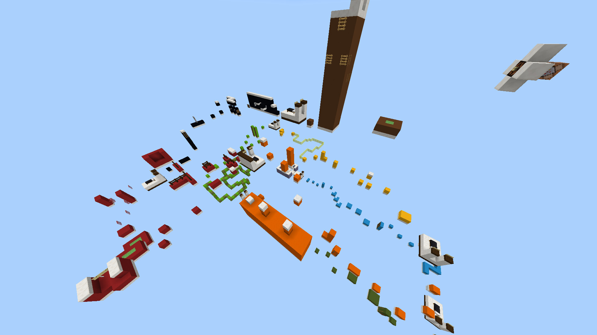 Concrete Parkour (Bedrock Edition) Minecraft Map