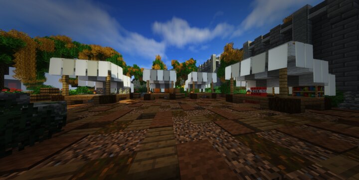 First plot on the server Minecraft Map