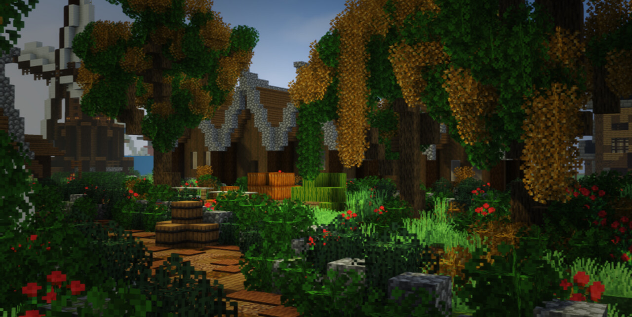 First plot on the server Minecraft Map