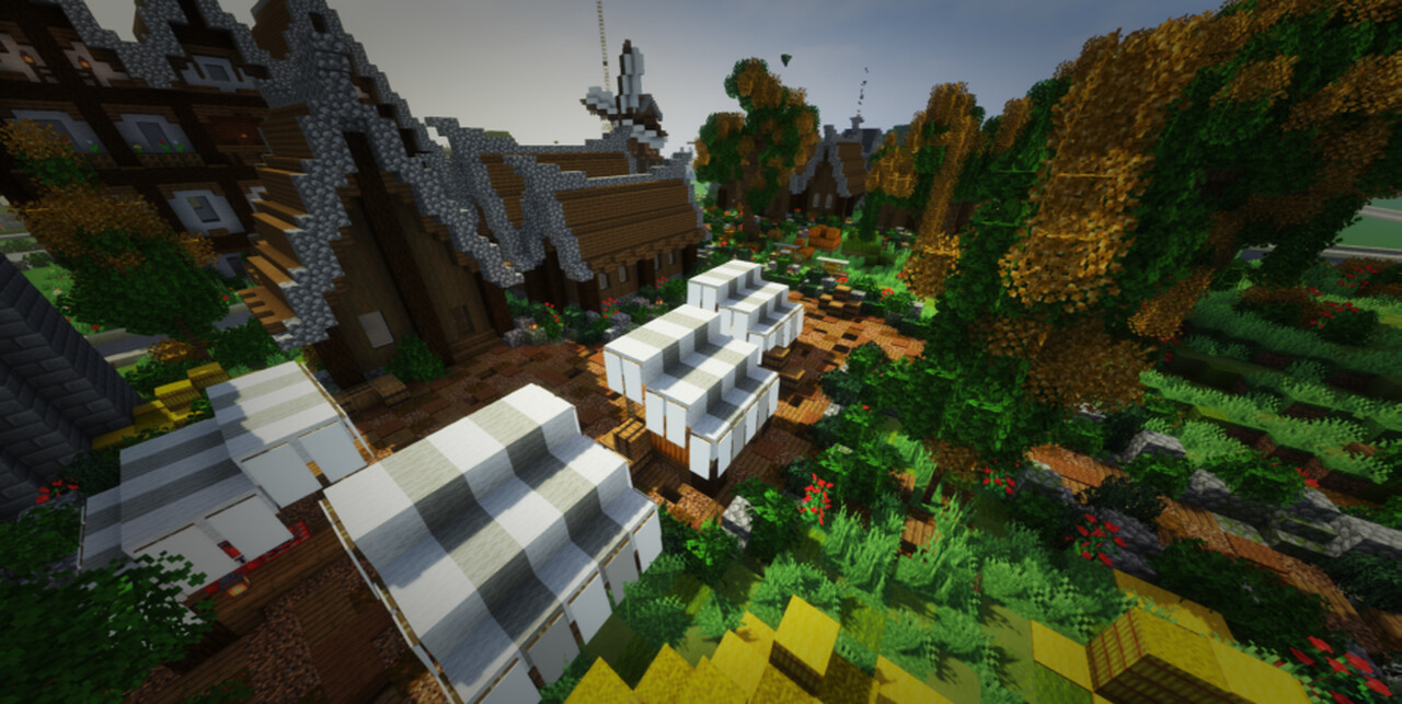 First plot on the server Minecraft Map