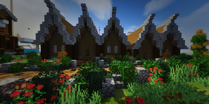 First plot on the server Minecraft Map