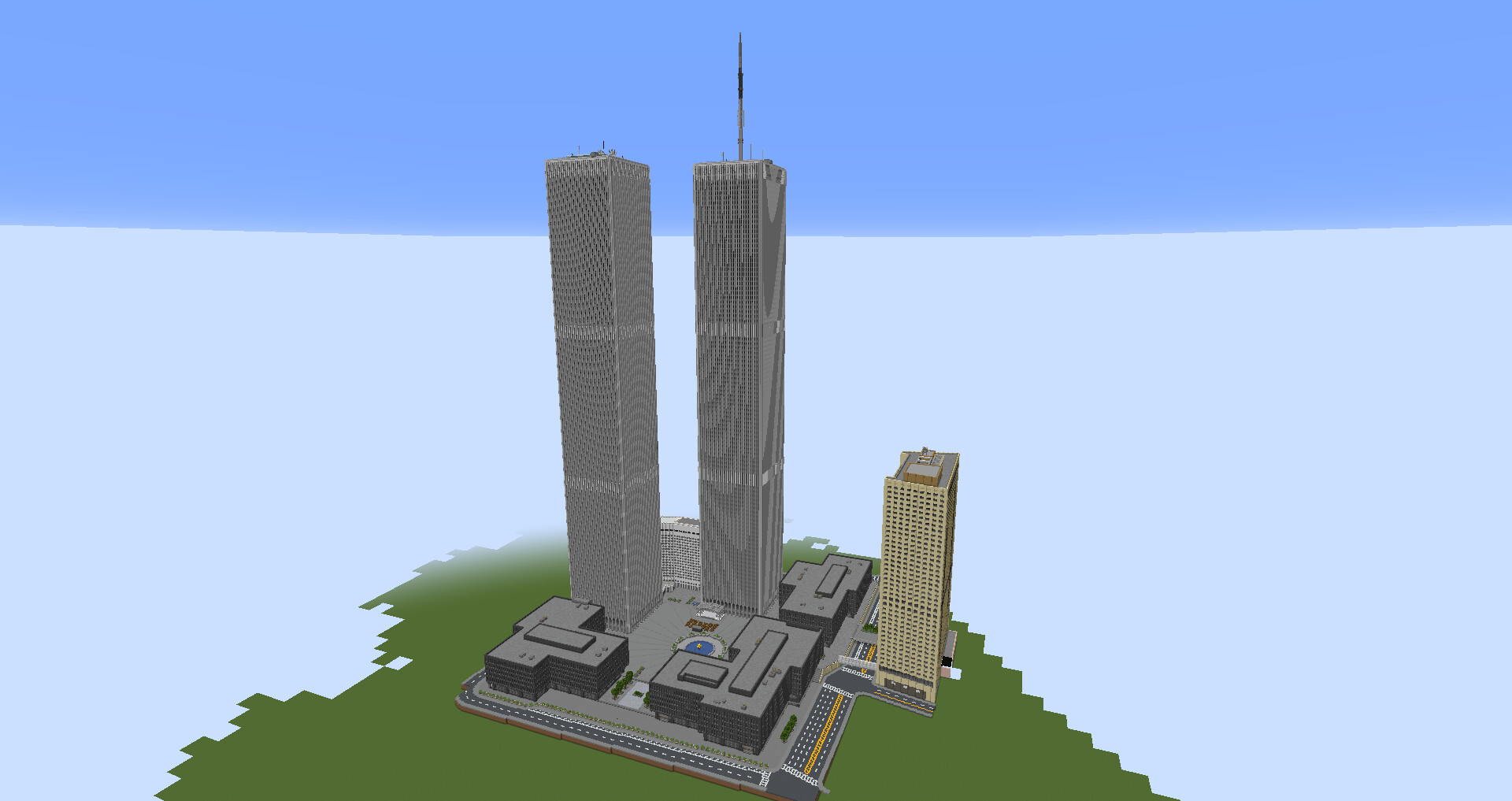 Old World Trade Center(1:1) + Timelapse Minecraft Map