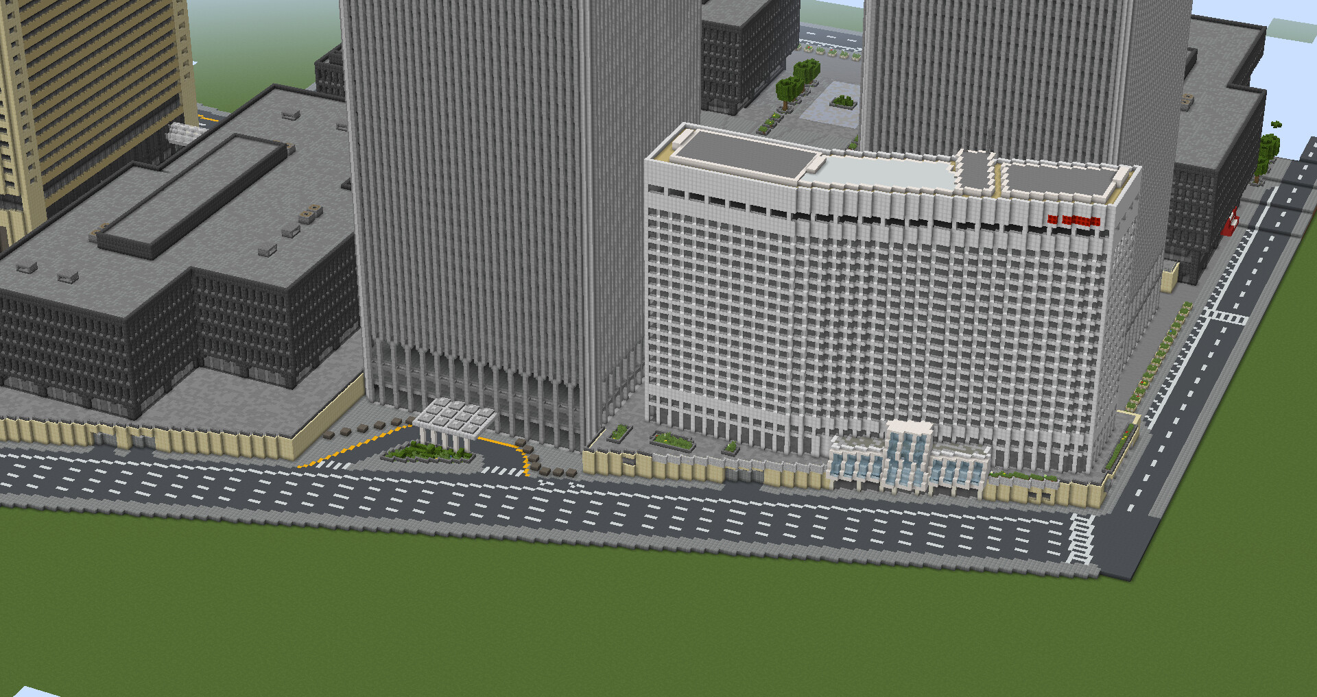Old World Trade Center(1:1) + Timelapse Minecraft Map