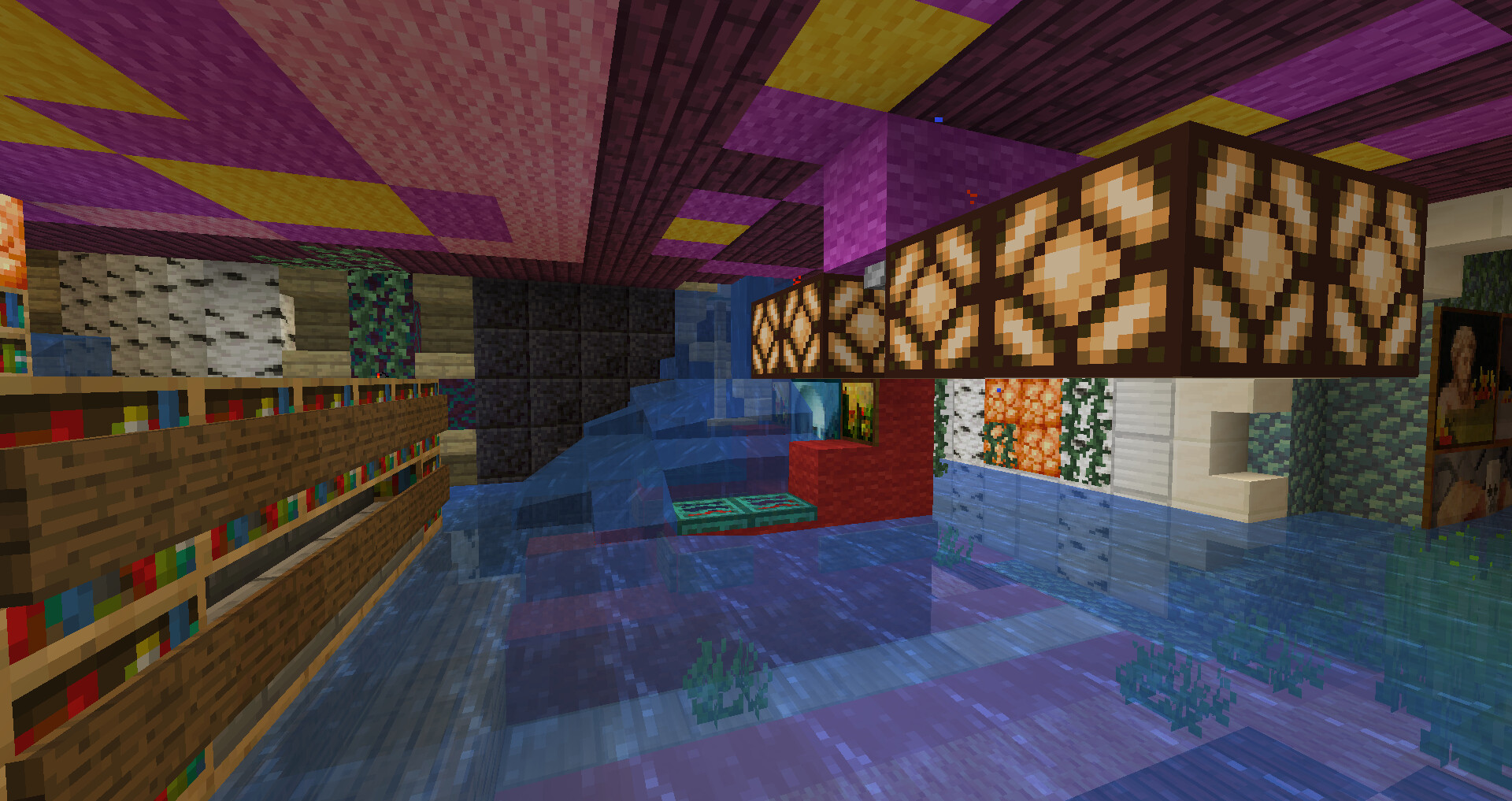 Redstone Flooded Survival Map {Java 21w05b} Minecraft Map