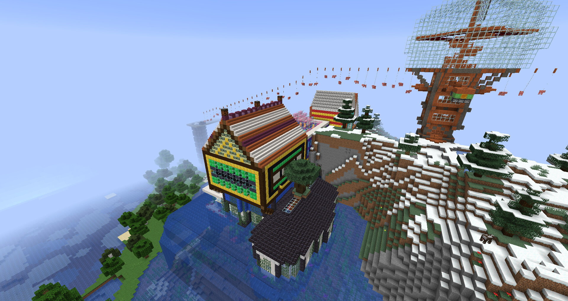 Redstone Flooded Survival Map {Java 21w05b} Minecraft Map