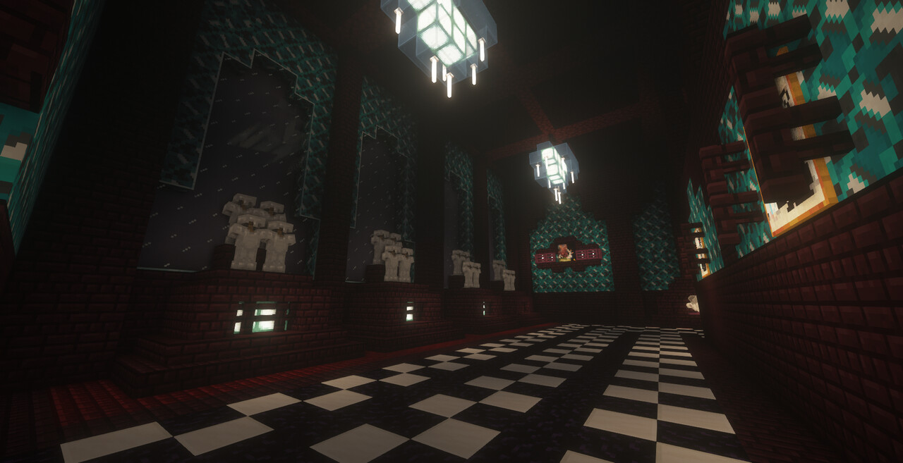 Batman Arkham Wayne Manor + Batcave %100 Finished Minecraft Map
