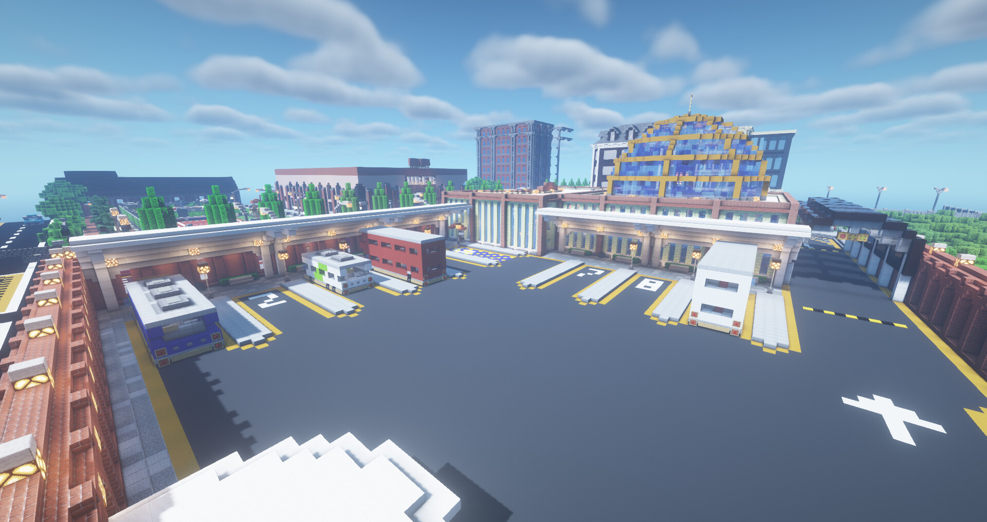 South Metropolitan Bus Terminal Minecraft Map