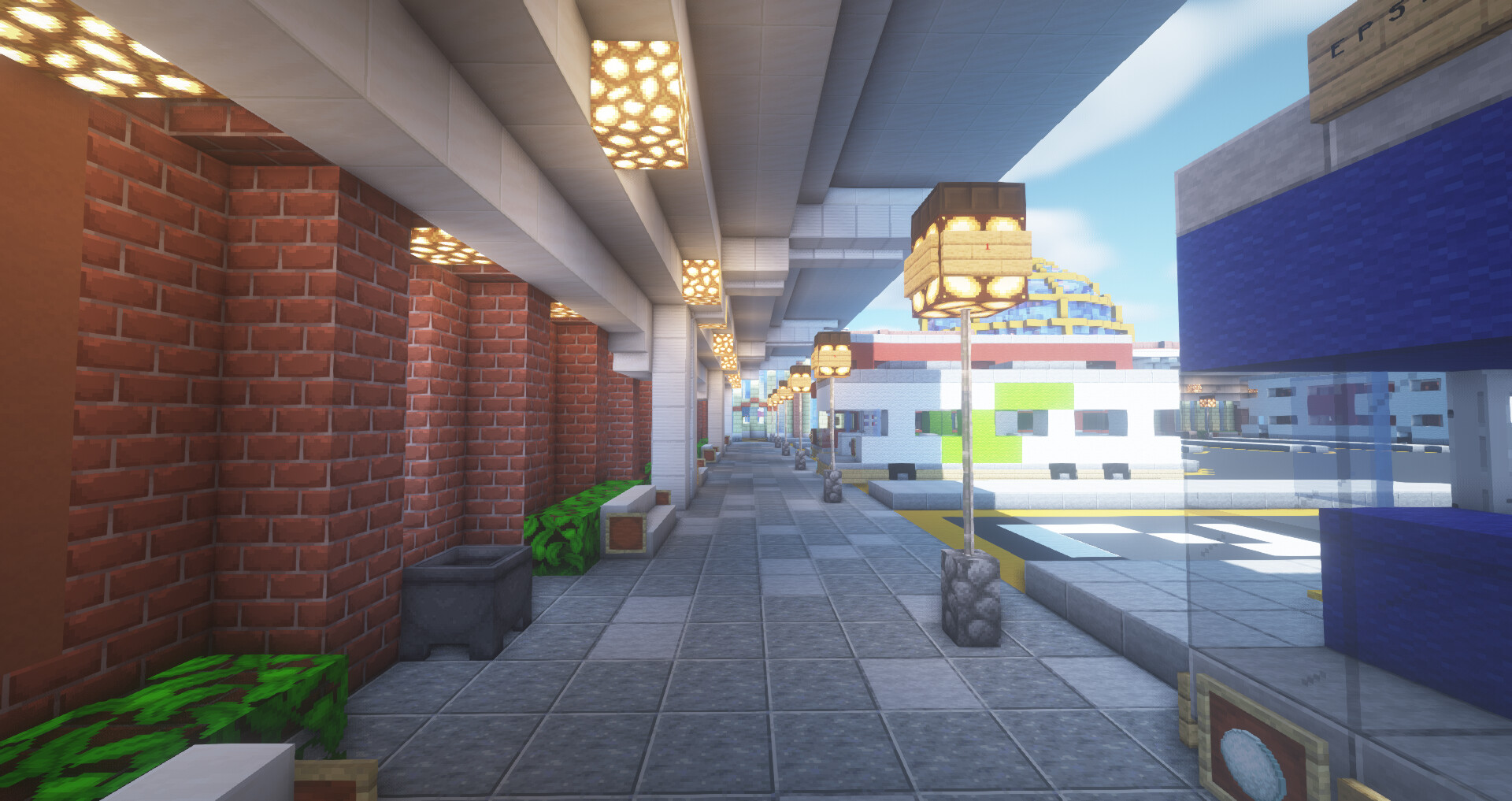 South Metropolitan Bus Terminal Minecraft Map
