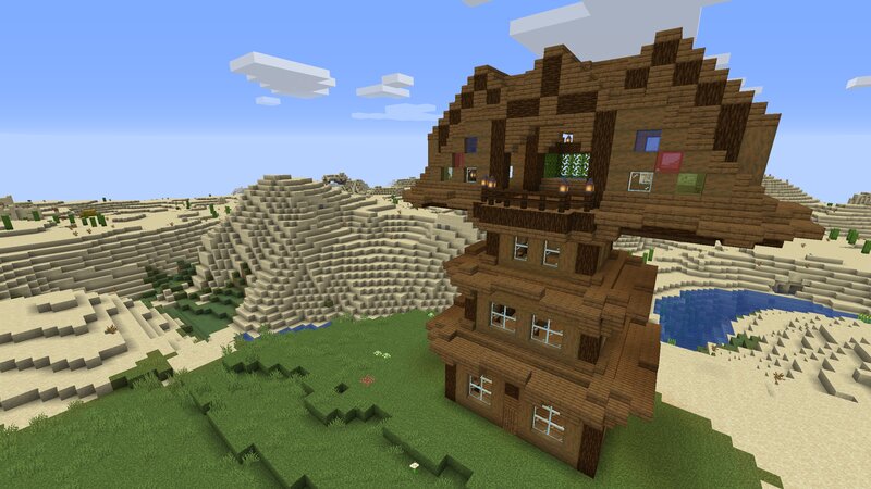 Hoorly House Map and seperate structure block data Minecraft Map