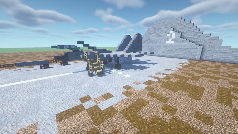 Soviet military airport Minecraft Map