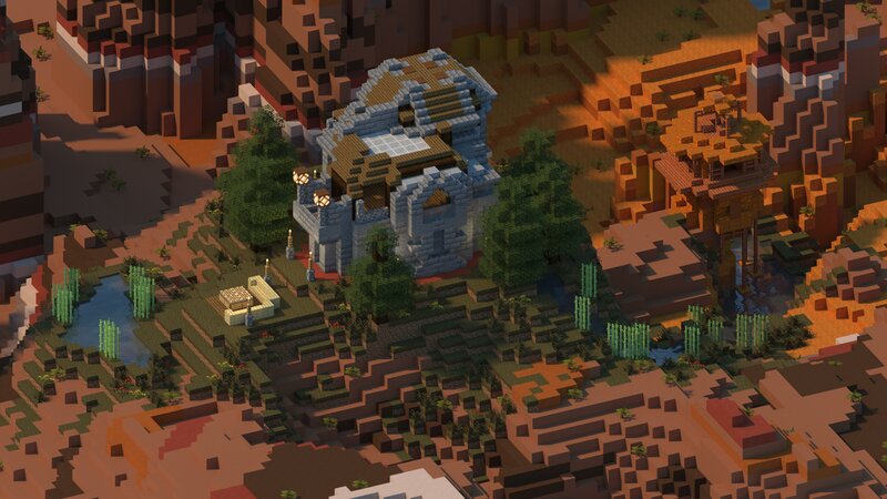 Throwback Builds - A Builders Journey Minecraft Map