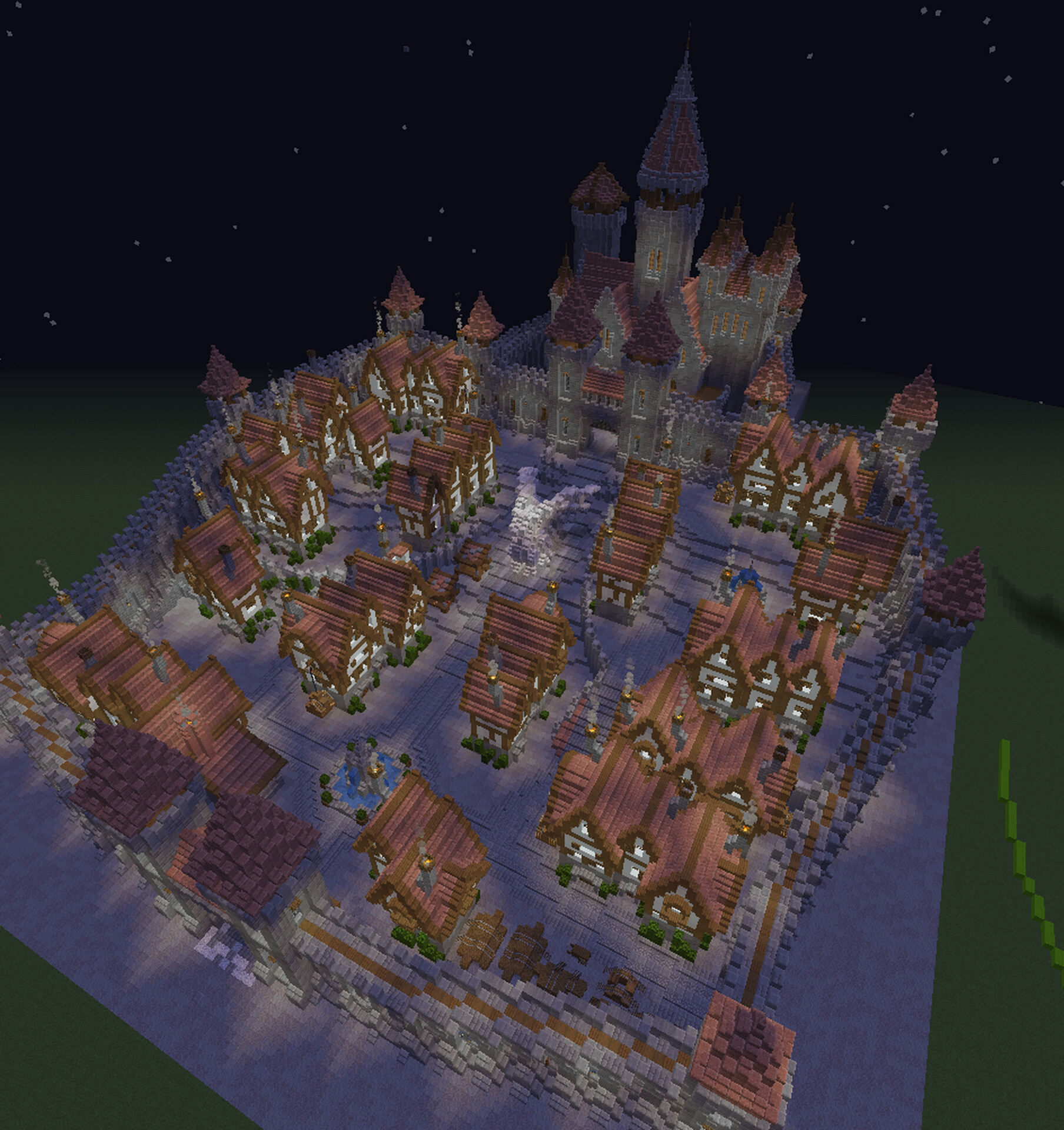 Medieval town Minecraft Map