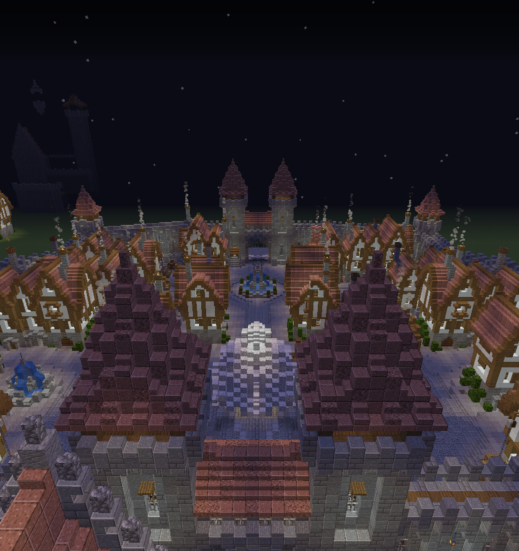 Medieval town Minecraft Map