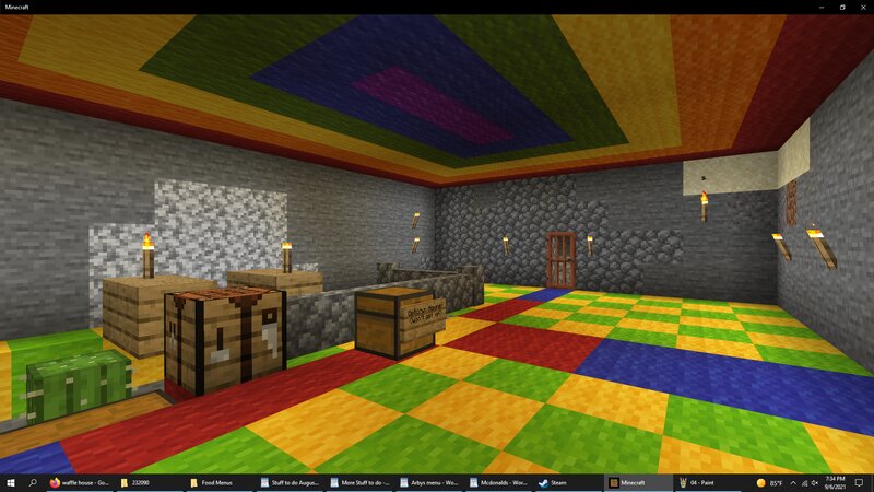 Ducky House and Ice Cream Playhouse Minecraft Map