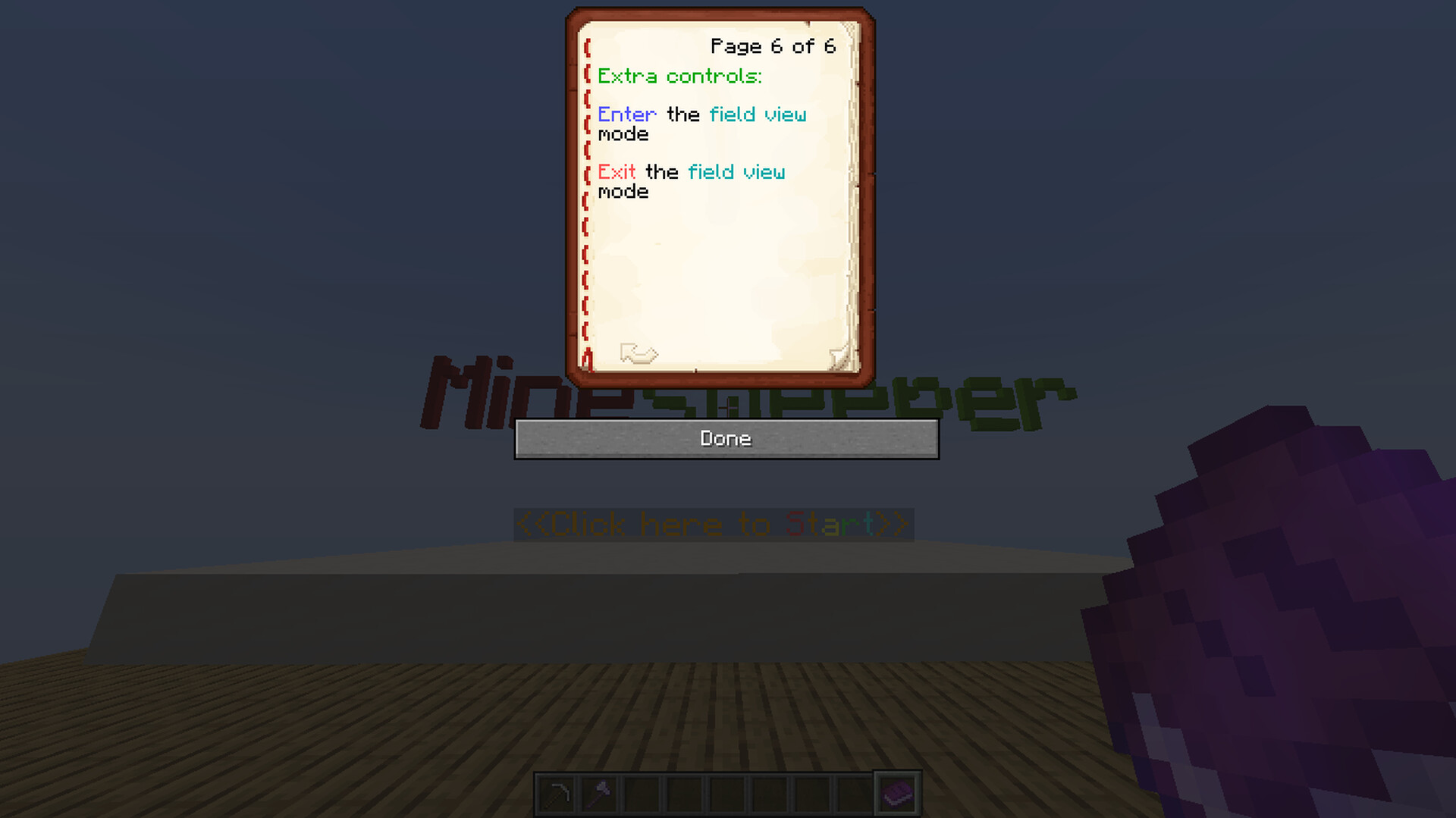 Minesweeper in Minecraft v1.1 Minecraft Map