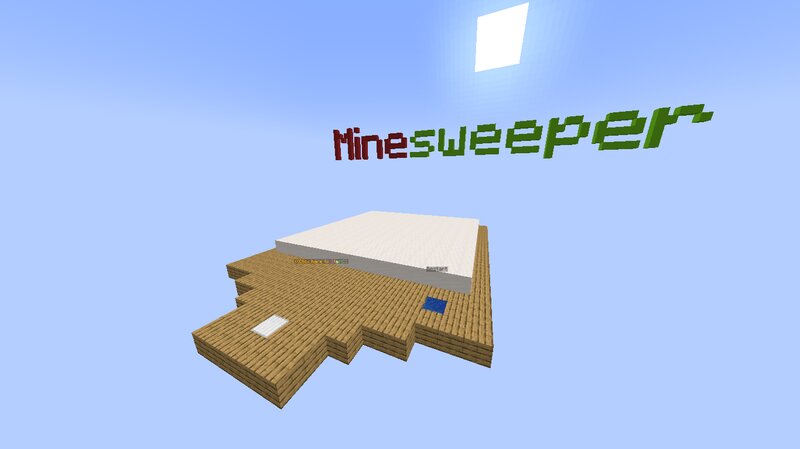 Minesweeper in Minecraft v1.1 Minecraft Map