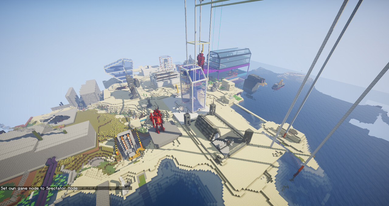 My map with some factorys Minecraft Map