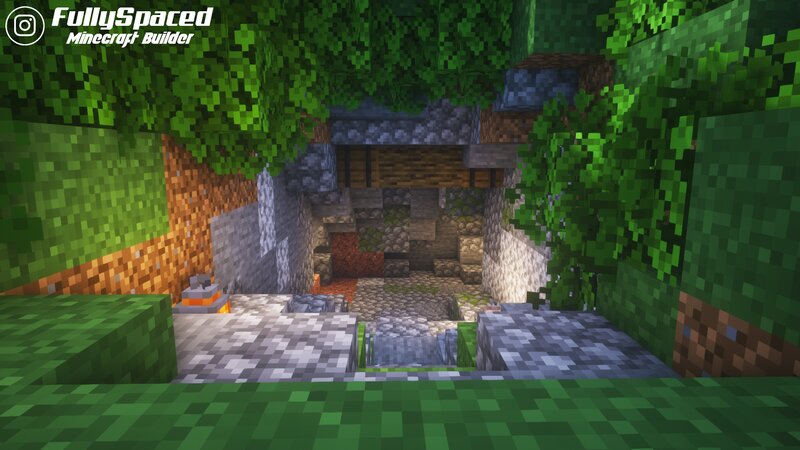 Simple Ultimate Survival Cave Base!! Minecraft Map