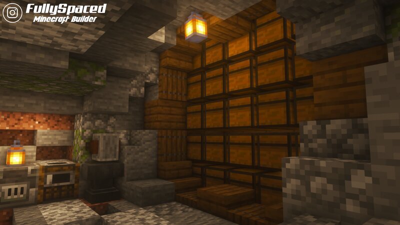 Simple Ultimate Survival Cave Base!! Minecraft Map