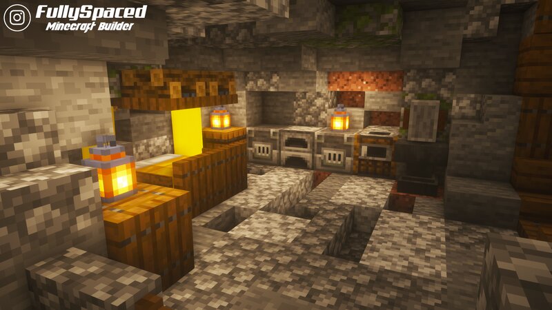 Simple Ultimate Survival Cave Base!! Minecraft Map