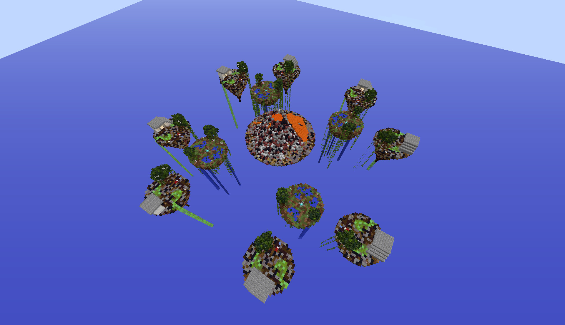 Bedwars 8x2 or 8x1 map (hypixel layout) Minecraft Map