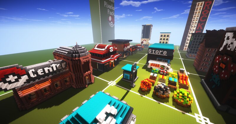 Pixelmon Build Pack Minecraft Map